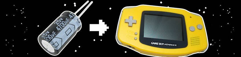 Troca dos Capacitores do Game Boy Advance e Problema Som Baixo - Mão na ...